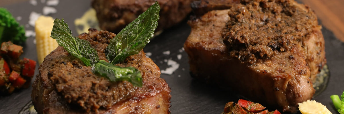 Recipe & Video: Japanese inspired Mint Marinated Lamb Chop Steaks ...